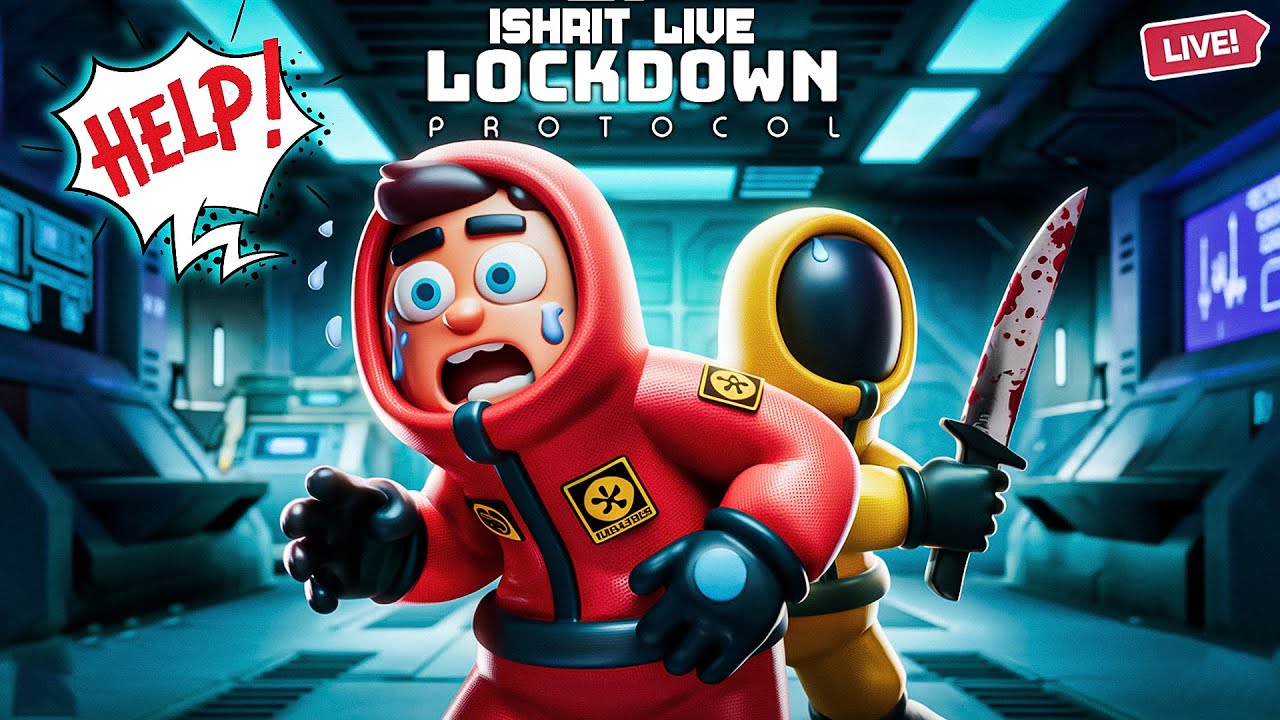 Lockdown Protocol Live || Among Us But It's In 3D || DAY 860 || # ...
