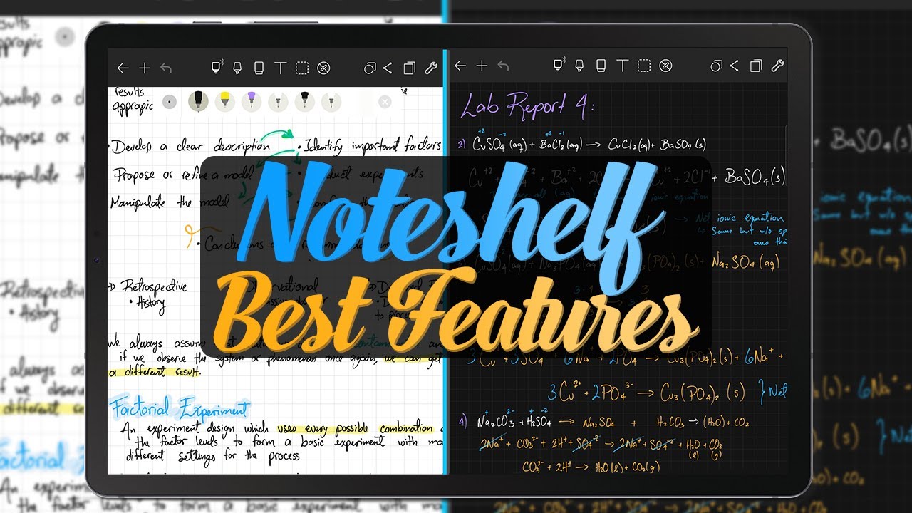 My favorite Noteshelf features | *Using the Tab S6* - YouTube