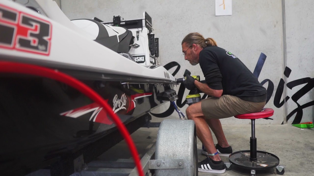 PWC Collar Fitment on a Yamaha Jetski - YouTube