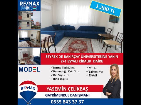 SEYREK DE 2+1 EŞYALI KİRALIK DAİRE