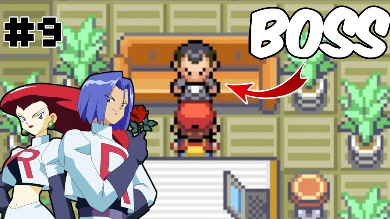 I met Team Rocket BOSS in his hideout 😱 [Pokemon FireRed #9] | Ultimate ...