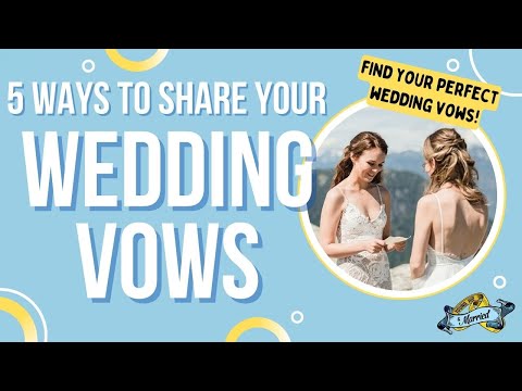 SHARING YOUR WEDDING VOWS IN 5 WAYS (RECAP) [Expert Opinion]