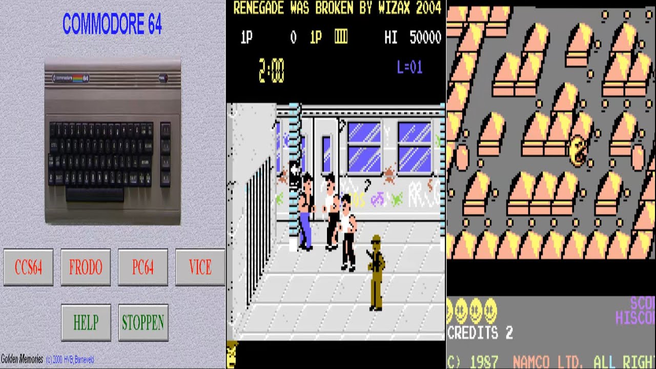 C64 CD COMMODORE 64 CD ROM En toen was er C64 ATTRACT MODE 2000 HVB ...