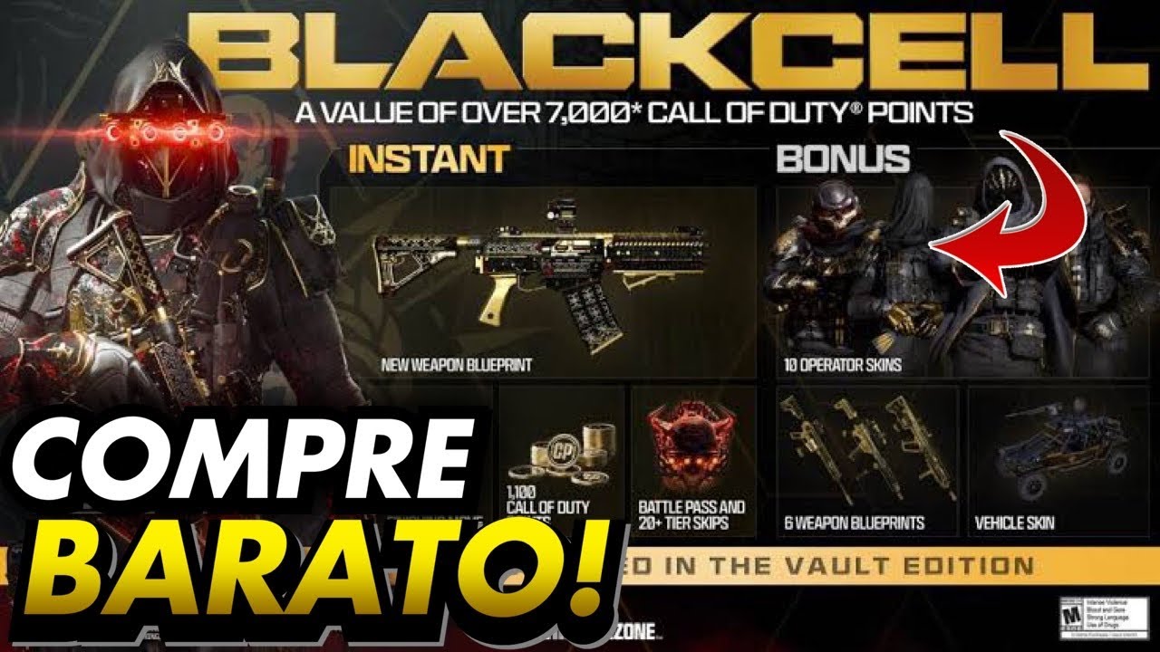 COMO COMPRAR COD POINTS SKINS E PASSE DE BATALHA BLACKCELL MAIS BARATO ...