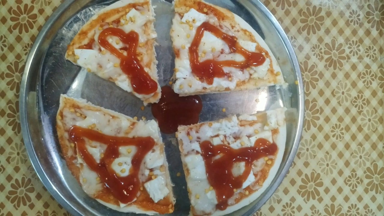 Simple cheese pizza in 2 minutes - YouTube