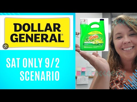 Dollar General Gain Deal! Saturday Only 9/2 New $10/$40 coupon 🤯 - YouTube