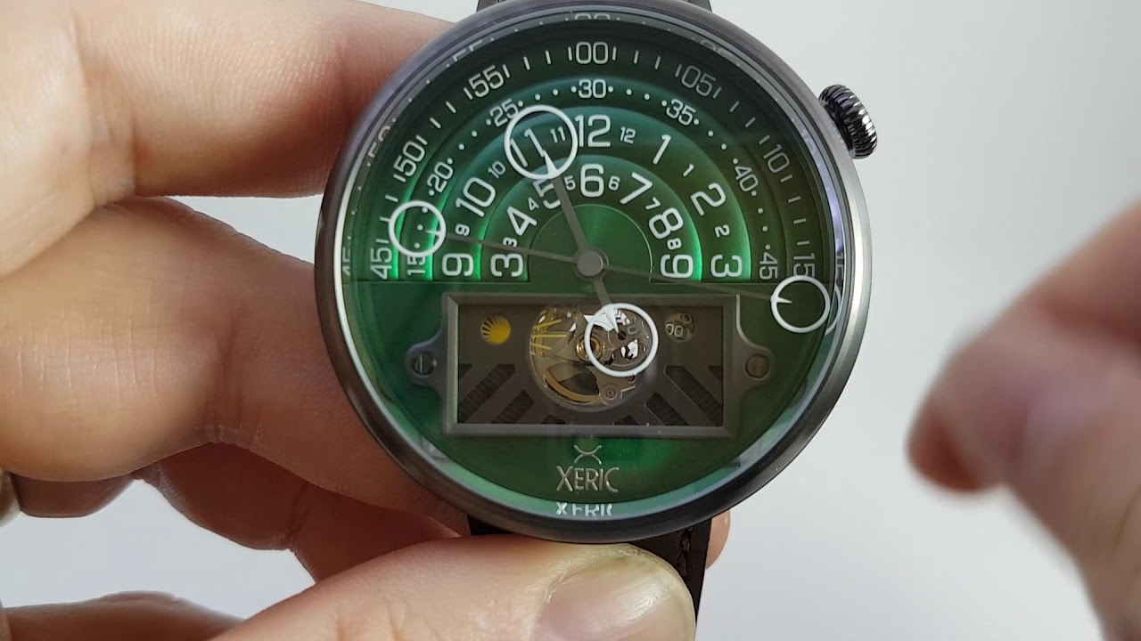 2018 Xeric Halograph 2 new watch from Kickstarter - YouTube