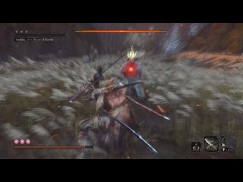 Sekiro - Flash & Spear Vs. Sword Saint Isshin - YouTube