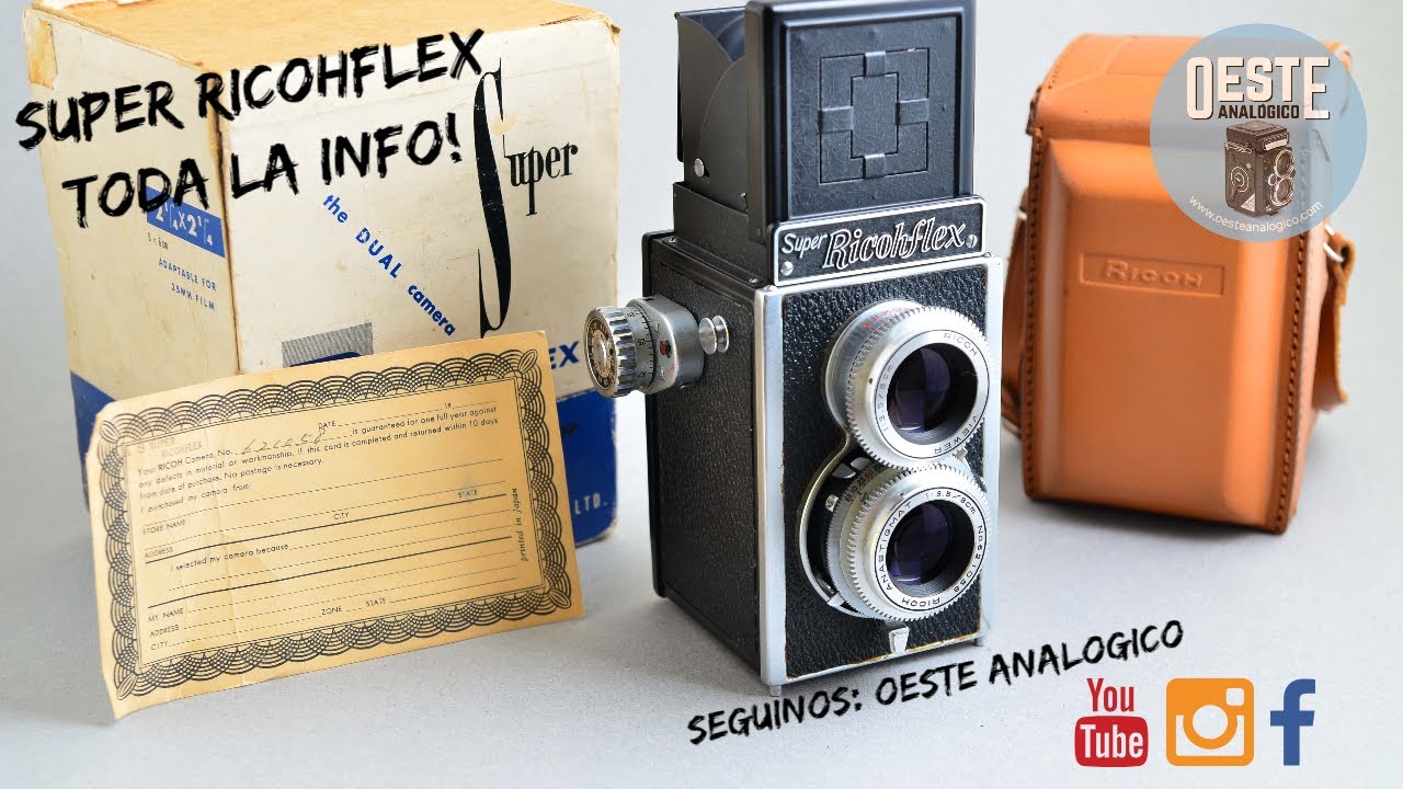 SUPER RICOHFLEX 📷👉 Una TLR IDEAL para INICIARSE en FORMATO MEDIO - YouTube