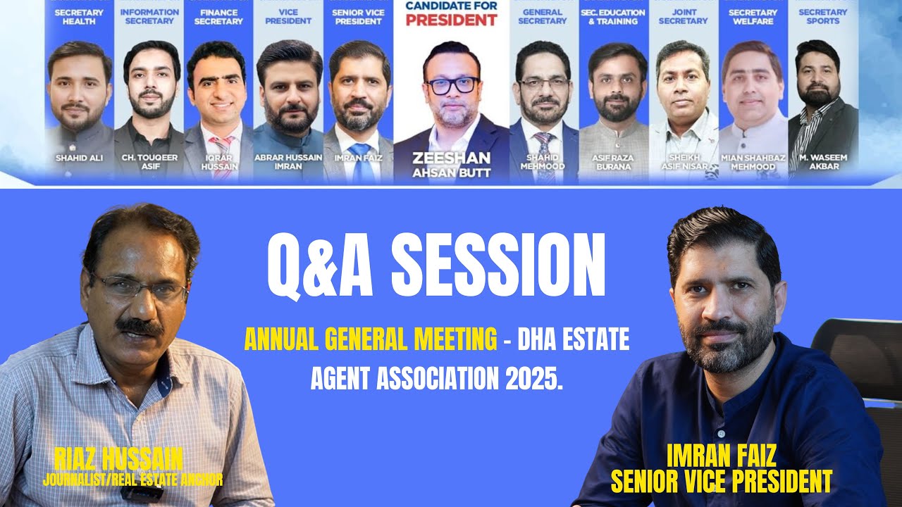 Q&A Session–Voices of Our Community | DEAA AGM 2025 | Imran Faiz ...