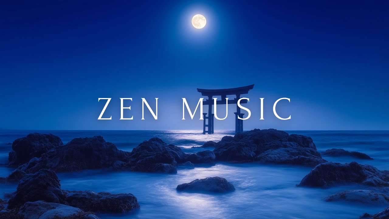 Moonlit Torii｜Japanese Zen Music｜Koto, Flute, Shamisen for Meditation ...