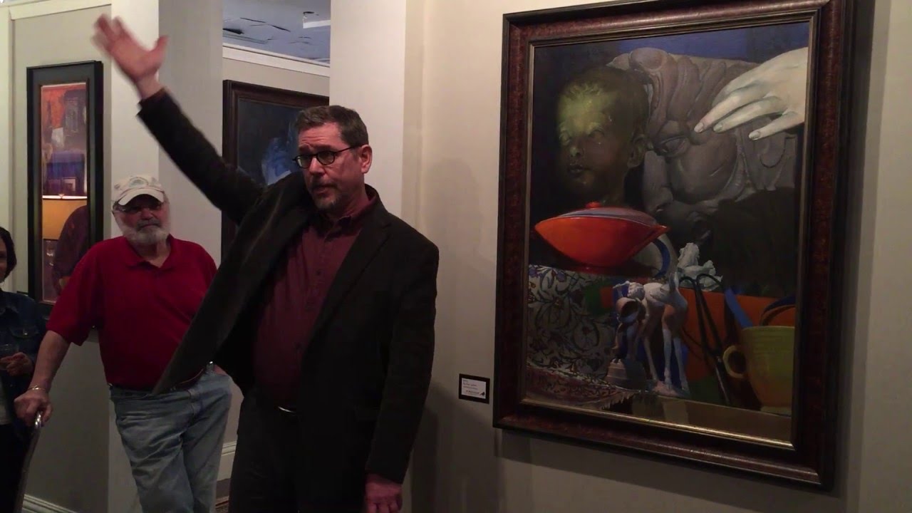 Alan Larkin exhibit at Kendallvilles 'The Wilson Gallery' - YouTube