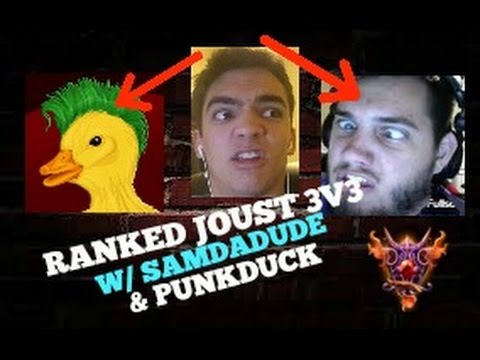 WE WON WITH ANUBIS?!!!? Ranked Joust w/ PunkDuck & SamDaDude - YouTube
