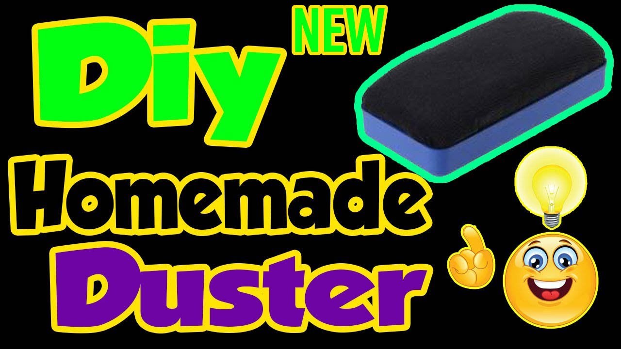 Diy Homemade Duster | DIY White or Blackboard Duster | Craft ideas 2021 ...