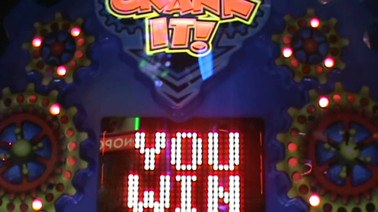 Winning 100 tickets on the Crank It ticket arcade game! - YouTube