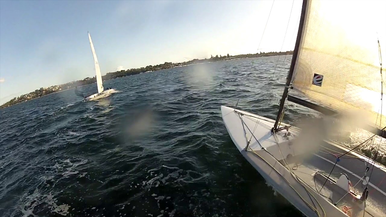 Contender Sailing Swan River Perth May 2020 - YouTube