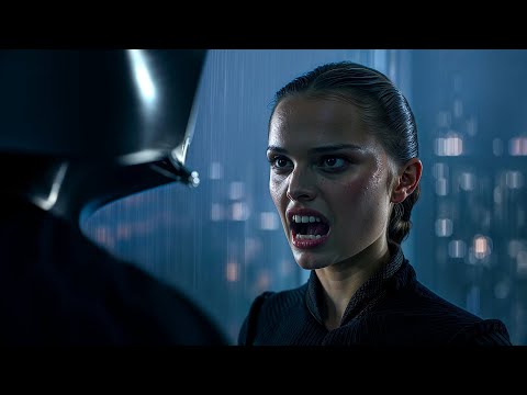 Padmé spricht in „Das Imperium schlägt zurück“ in der Meditationskammer mit Vader