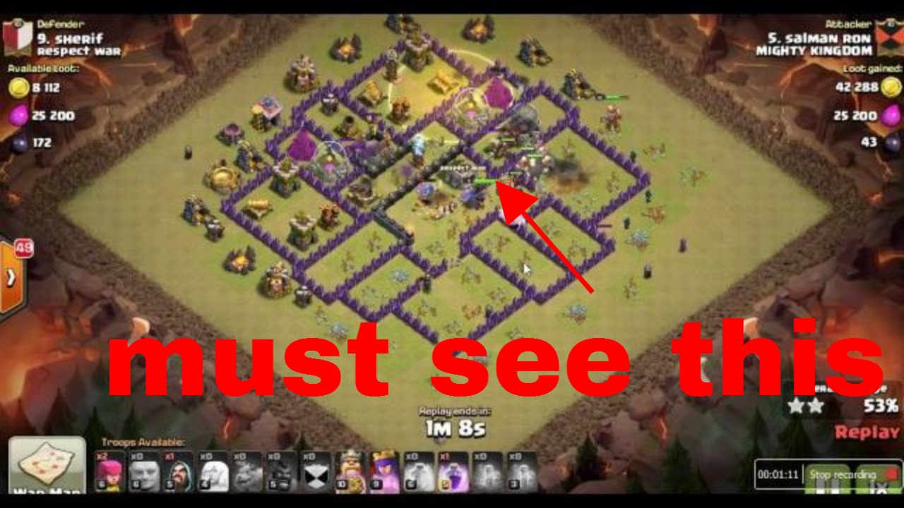 TOWN HALL 9 HBHG ATTACK STRATEGY HEALER BOWLER HOGS GAINT - YouTube