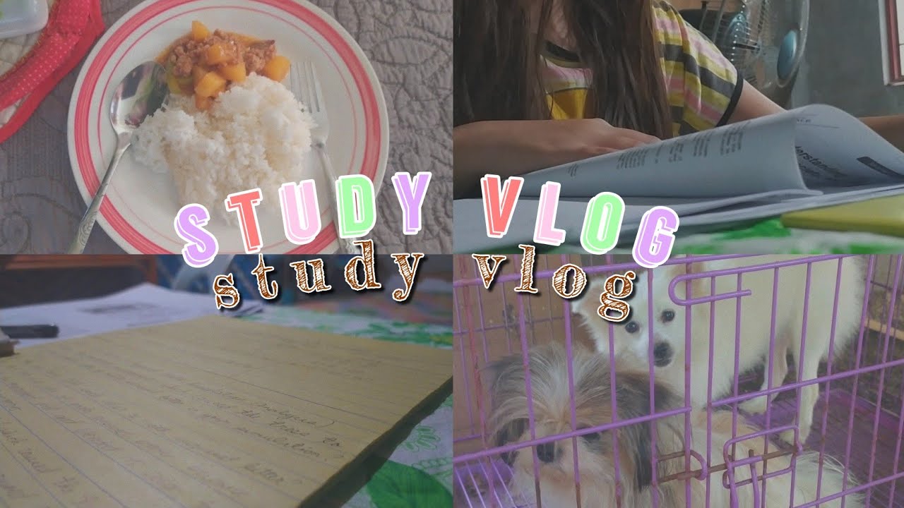 study vlog : a day of modular learning | Philippines - YouTube