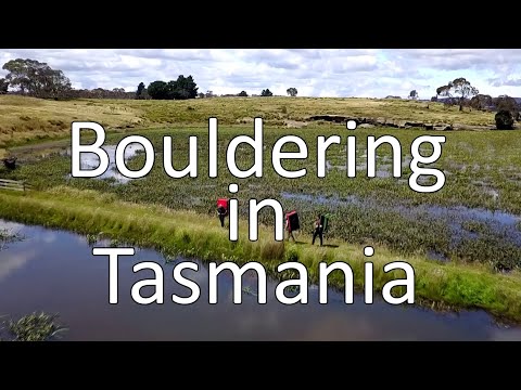 Bouldering in Tasmania