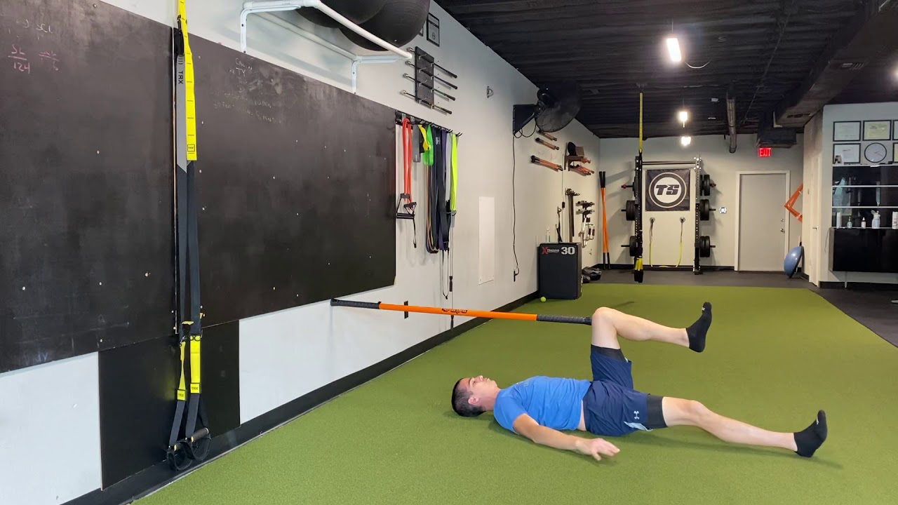 Stick Mobility Walled Knee Flexion - YouTube