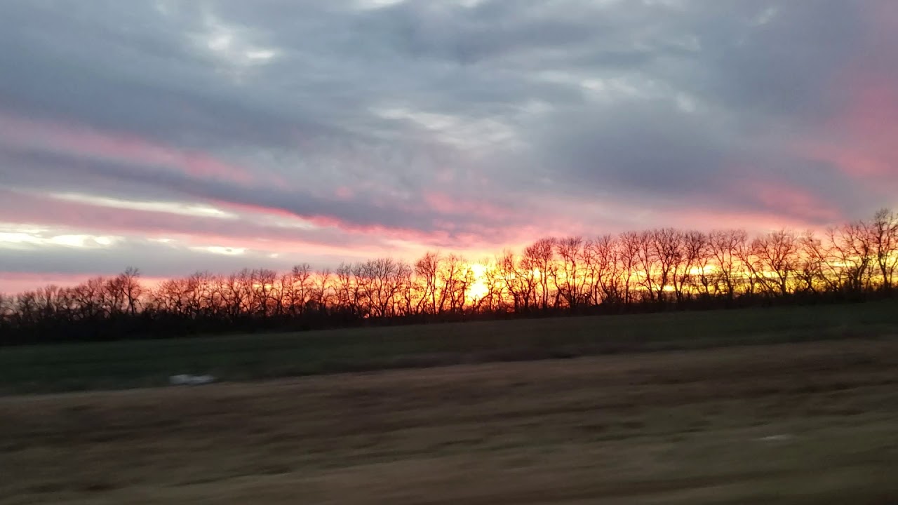 Beautiful Sunset at Kansas - YouTube