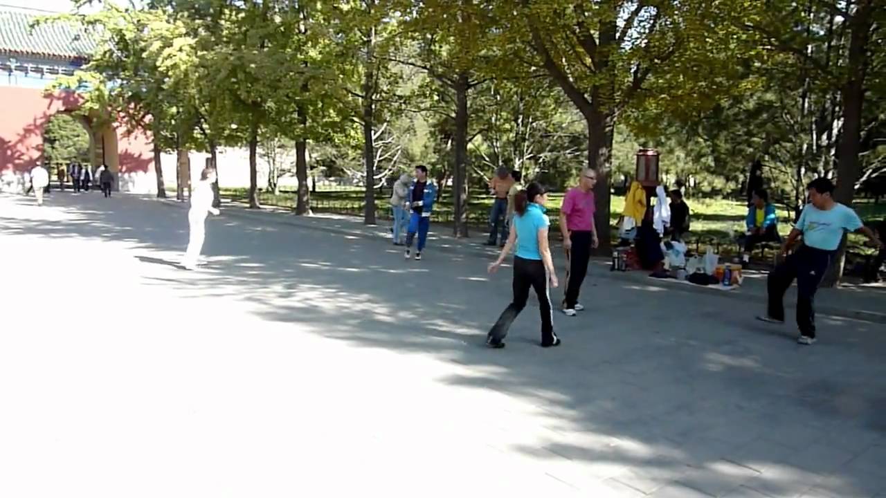 Chinese people playing Hacky Sack in Beijing, China - YouTube
