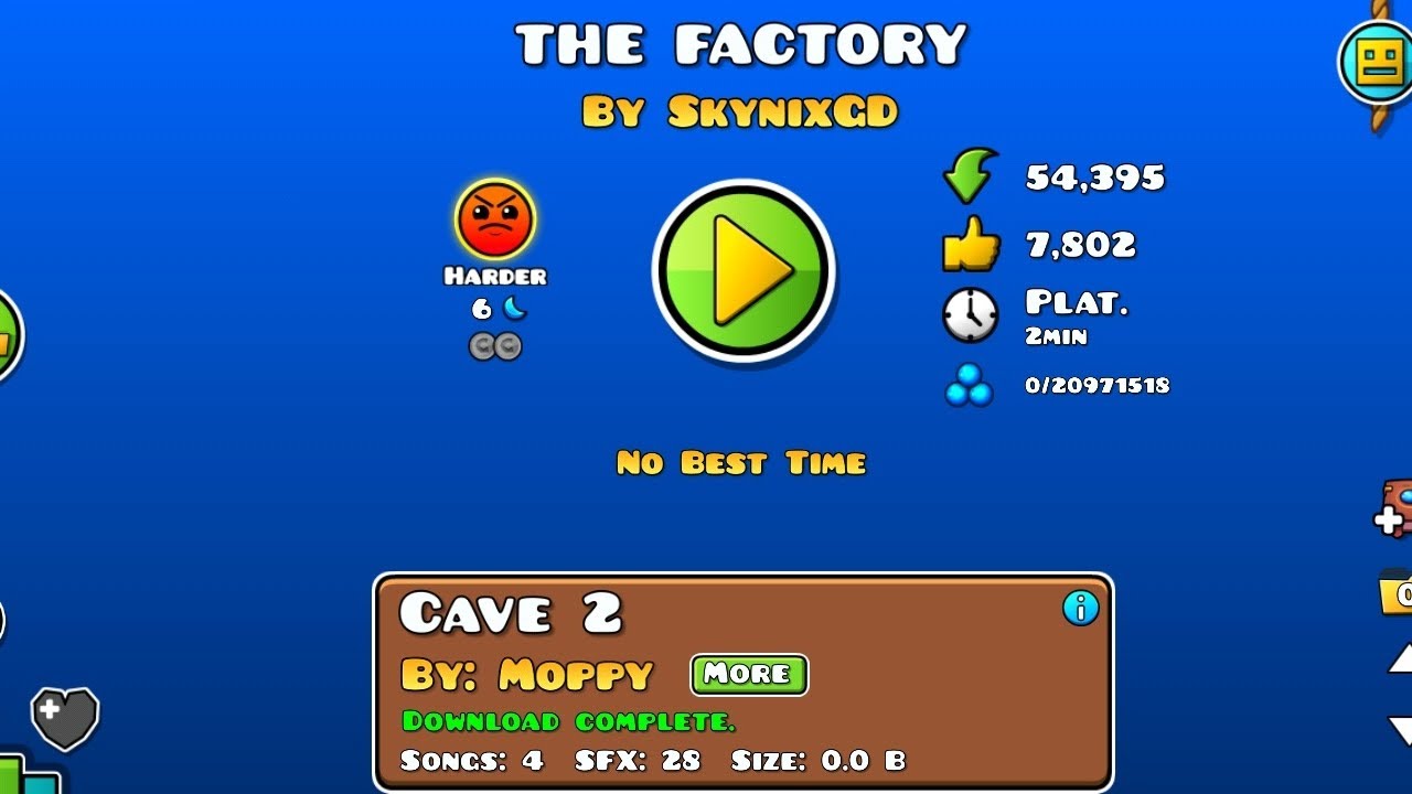 THE FACTORY by SkynixGD (harder) Geometry dash 2.2 - YouTube