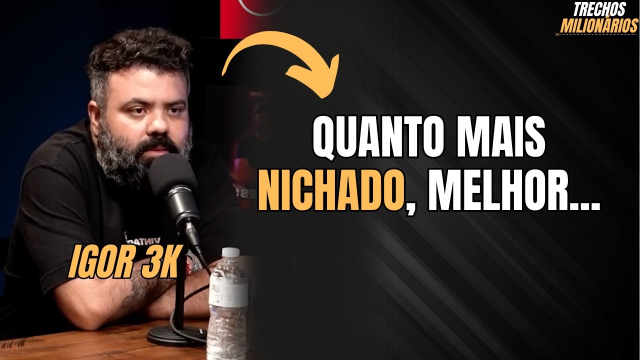 COMO CRIAR UM PODCAST DE SUCESSO (Igor 3K) I Trechos Milionários - YouTube