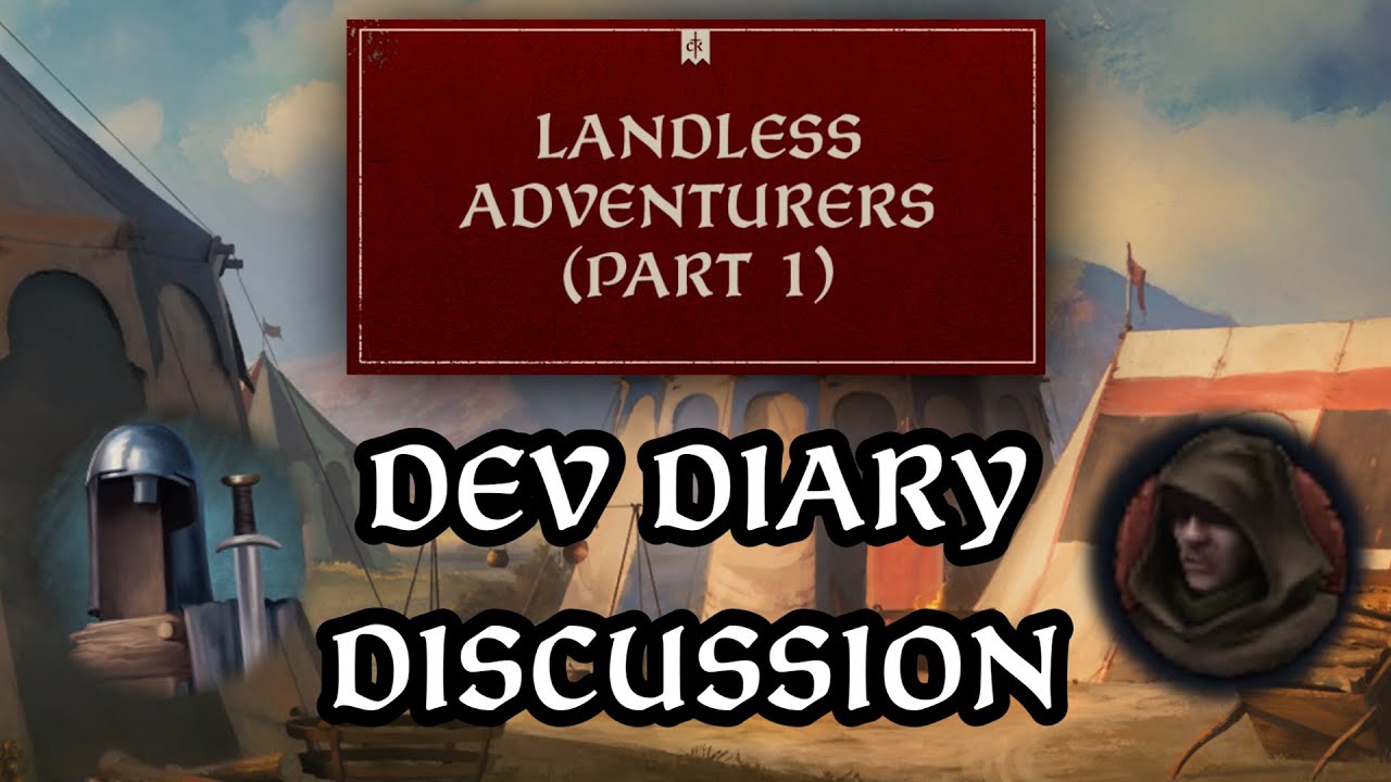 Landless Adventurers Revealed! - CK3 Dev Diary Discussion - YouTube