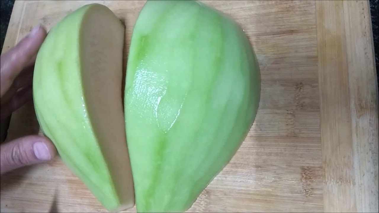 calabash / how to cut calabash - YouTube