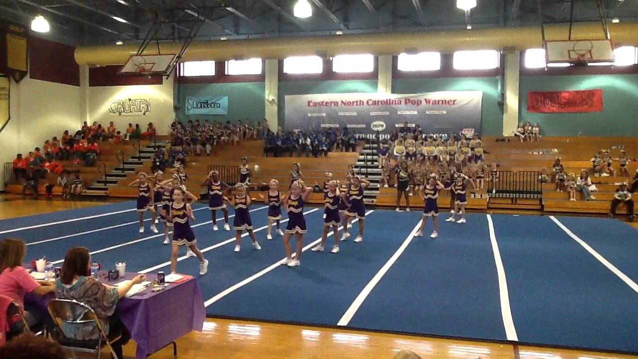 Newport Vikings Cheerleading Jr Pee Wee - YouTube