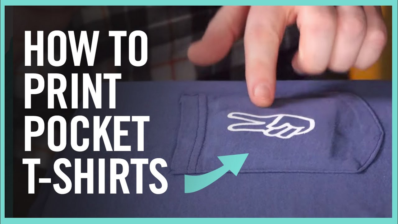 Printing Pocket T-Shirts | Print On, Above and Under The Pocket with a ...