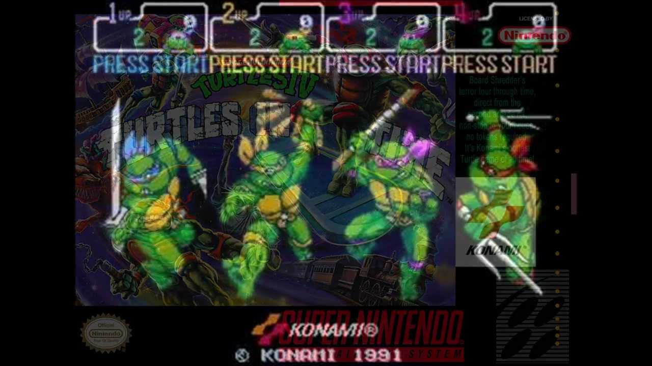 Teenage Mutant Ninja Turtles IV - Neon Night-Rider - YouTube