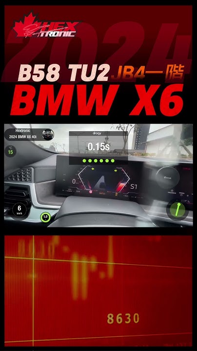 🔥JB4真的猛！𝟐𝟎𝟐𝟒 𝑩𝑴𝑾 𝑿𝟔 𝟒𝟎𝒊 搭載 𝑩𝟓𝟖 𝑻𝑼𝟐 ⏰原廠測試0-100 🚀5.74s⏰JB4 一階0-100 🚀4.36s #B58TU2 #JB4 #BMWX6 ...