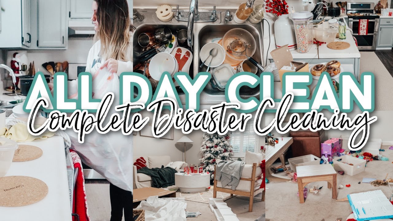 Complete Disaster Clean Up With Me | Cleaning Motivation 2022 - YouTube