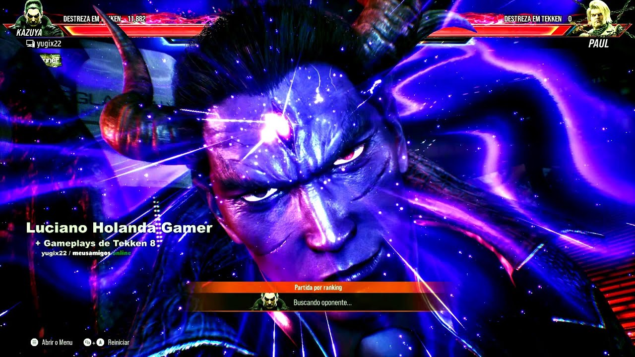 KAZUYA MISHIMA [RAGE ART] TEKKEN 8 [GAMEPLAYS] PRAÇA URBANA (NOITE ...