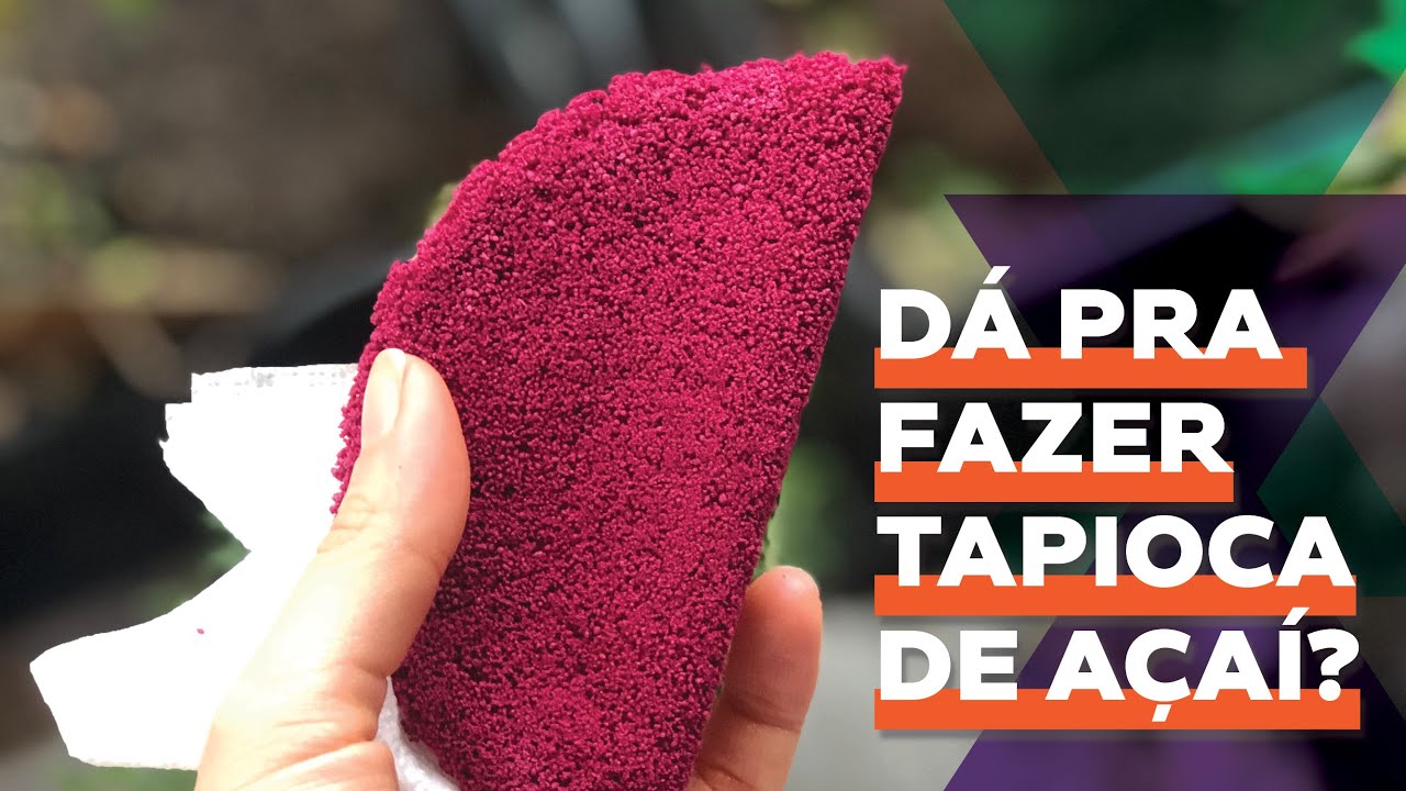 Tapioca de açaí (Aprenda a fazer ou compre pronta!) - YouTube