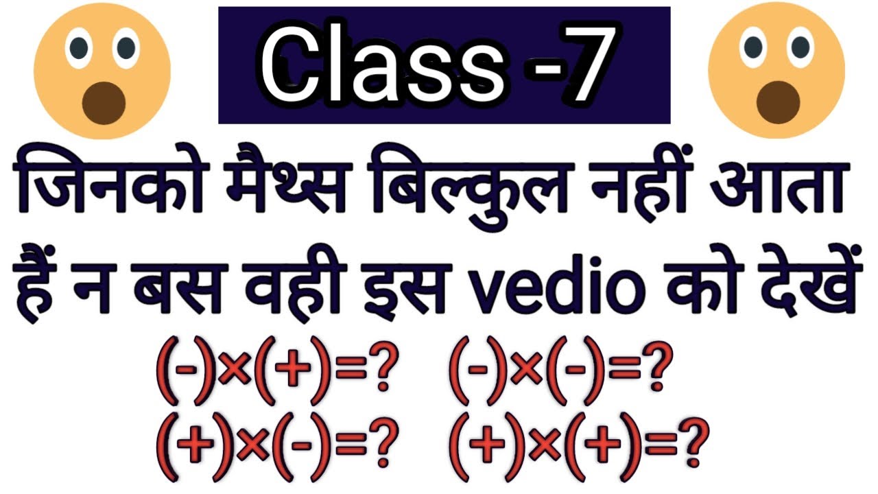 Integers - Chapter 1 - Maths Class 7th - NCERT ,Integers | Class 7 ...