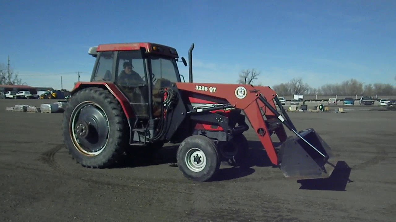1992 Case IH 5250 Maxxum 2wd Loader Tractor - YouTube