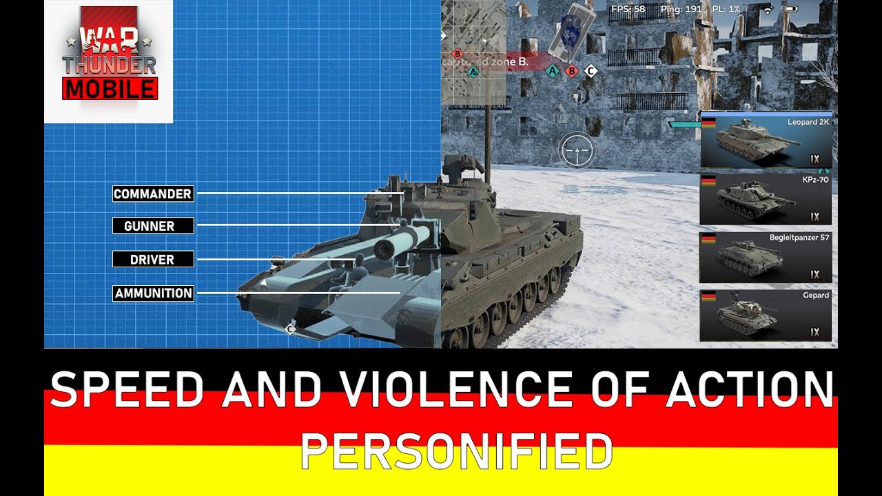 LEOPARD 2K PLATOON | TANK GUIDE #1 | WARTHUNDER MOBILE - YouTube