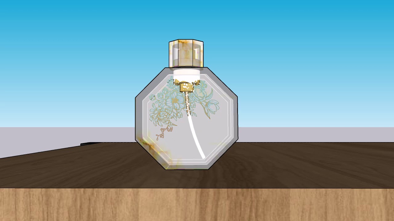 Animação Frasco de Perfume - SketchUp - YouTube