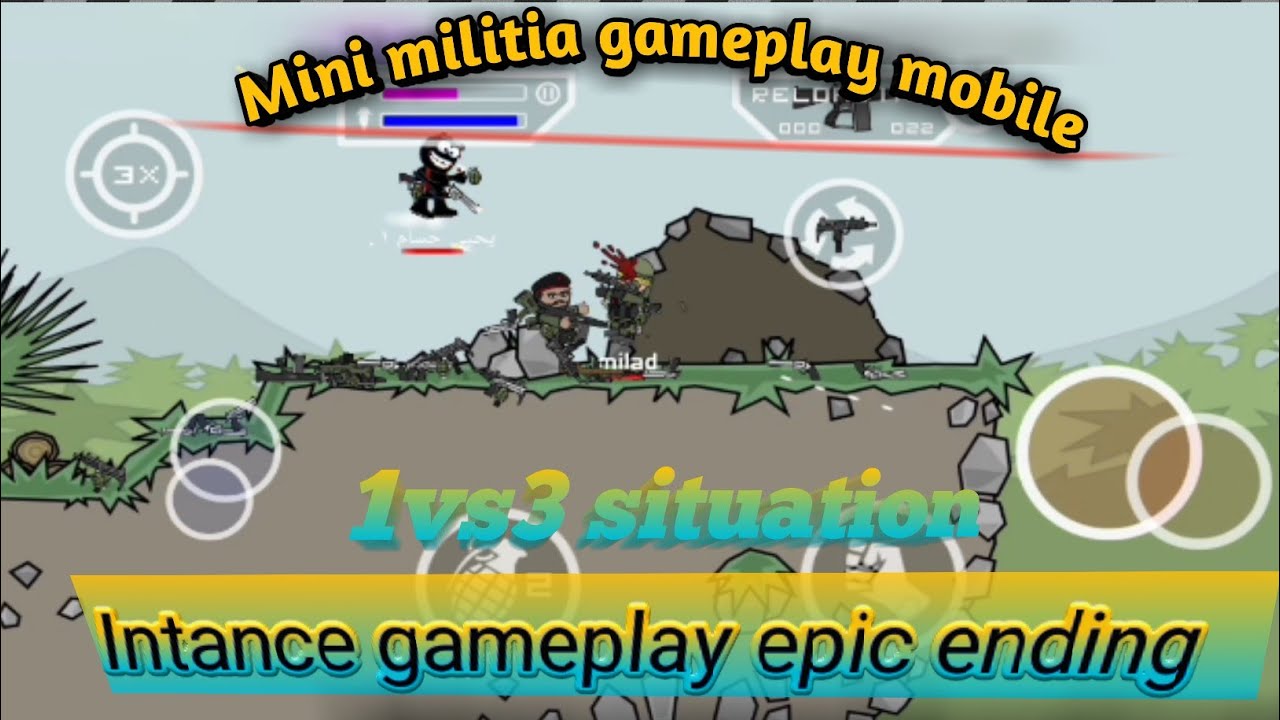 Doodle army 2 mini militia gameplay mobile/mini militia multiplayer ...