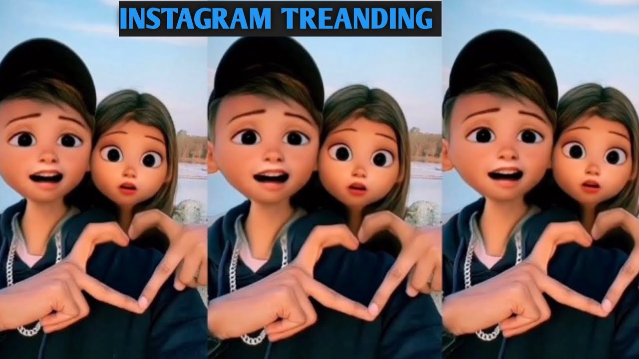 INSTAGRAM TRENDING CARTOON VIDEO MAKING||INSTAGRAM PAR CARTOON VIDEO ...