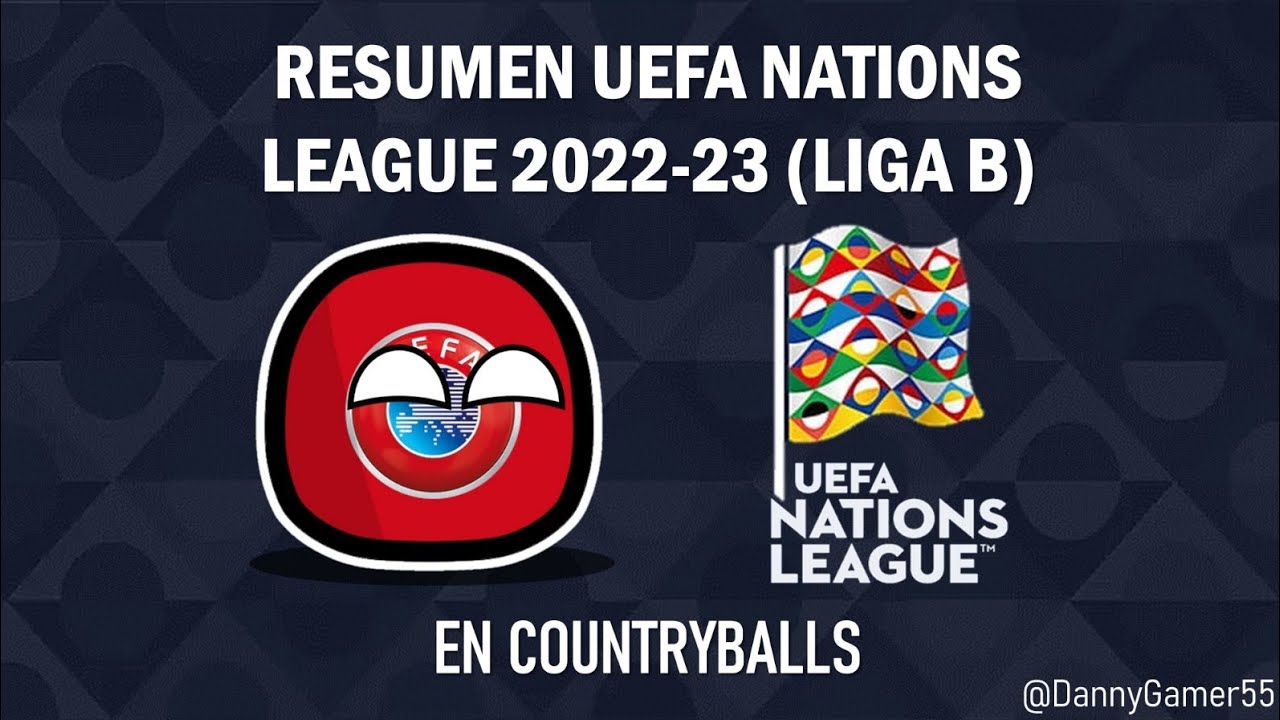 Resumen | UEFA Nations League 2022-23 (Liga B) | Countryballs - YouTube