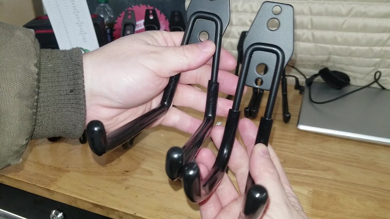 Heavy Duty Garage Shed Organization Storage Wall Hooks - YouTube