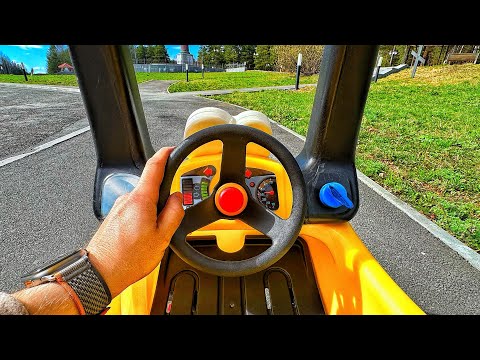 2026 Little Tikes Cozy Coupe (Taxi Edition) - POV TEST SÜRÜŞÜ