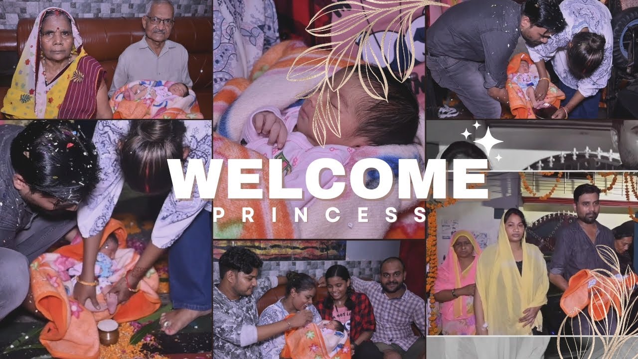 Welcome Princess.. Nanhe kadam pade humare ghr me. Dekho kaise kiya ...