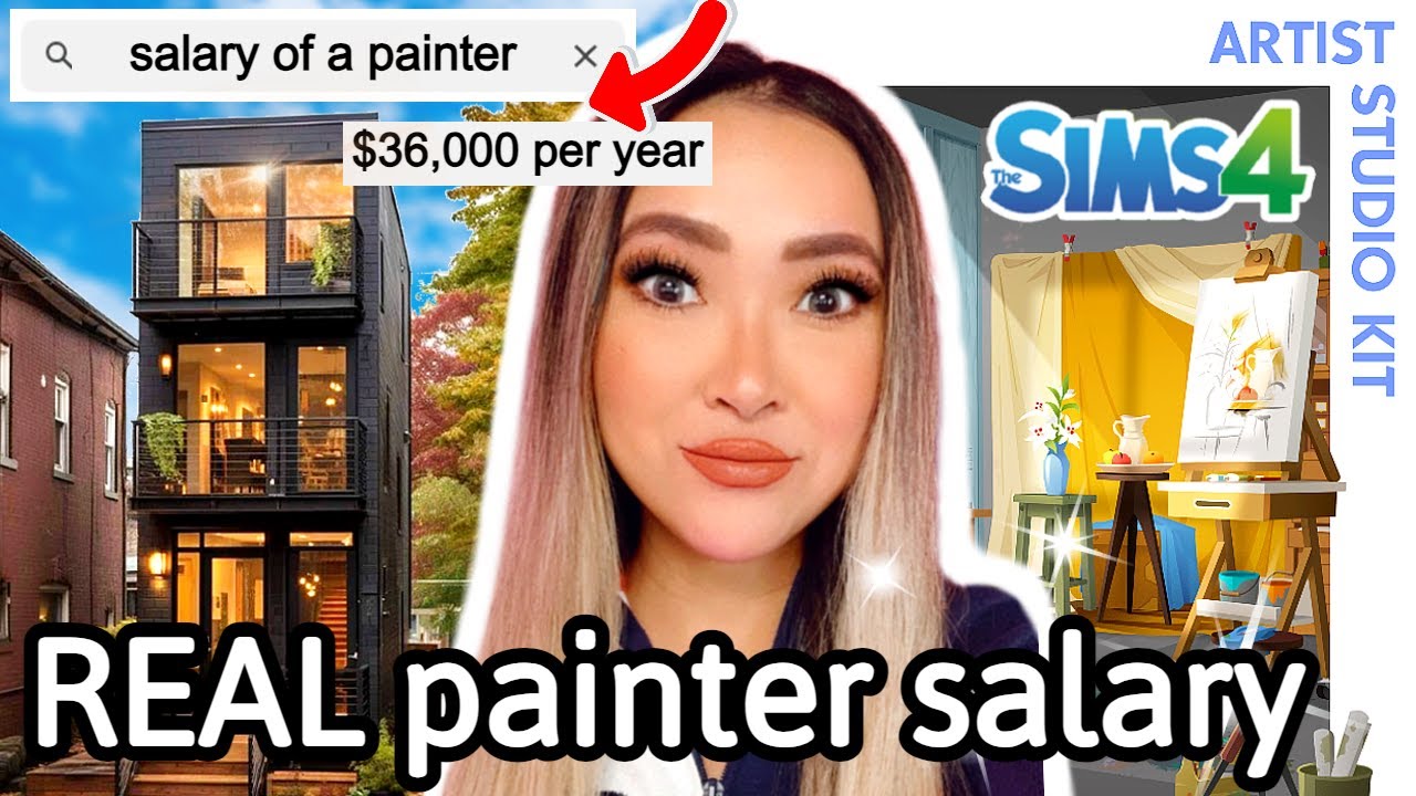 building a house for every career using REAL LIFE salaries in Sims 4 ...