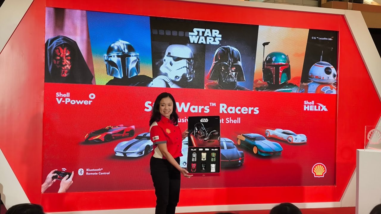 Shell Malaysia Star Wars Racers Collection launch - YouTube